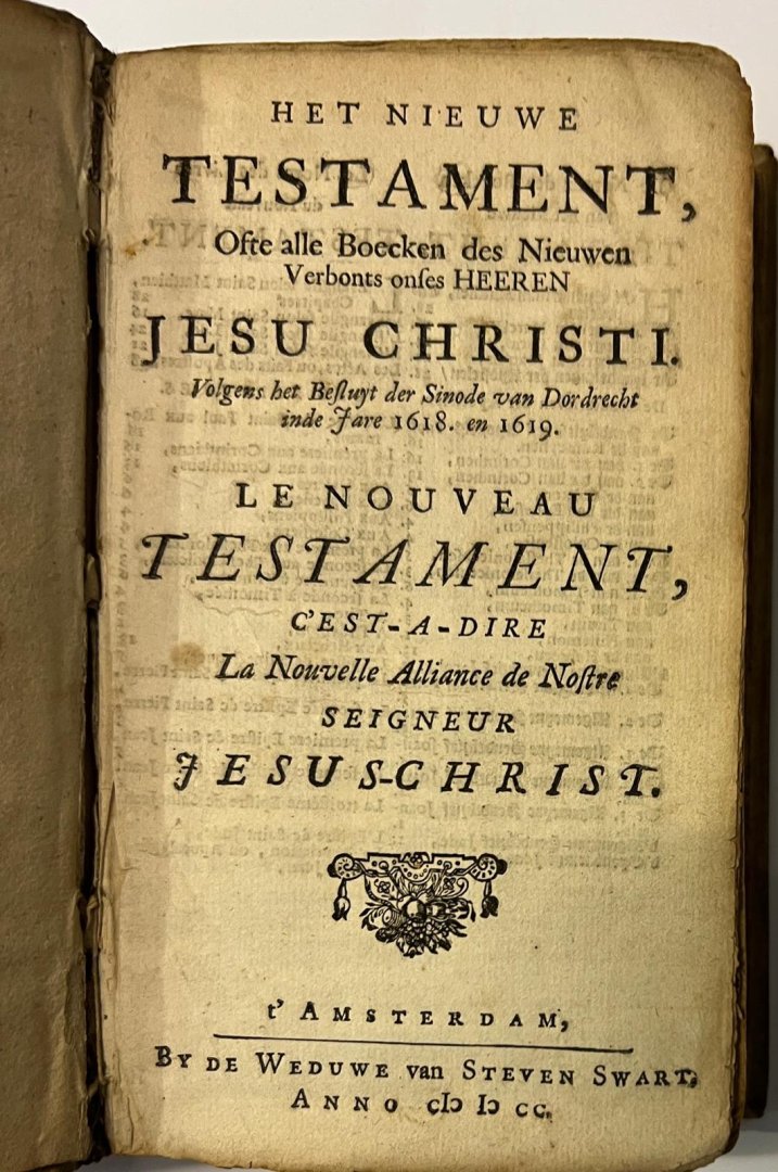 Boekwinkeltjes.nl - Theology 1700 | Het Nieuwe Testament, ofte alle ...