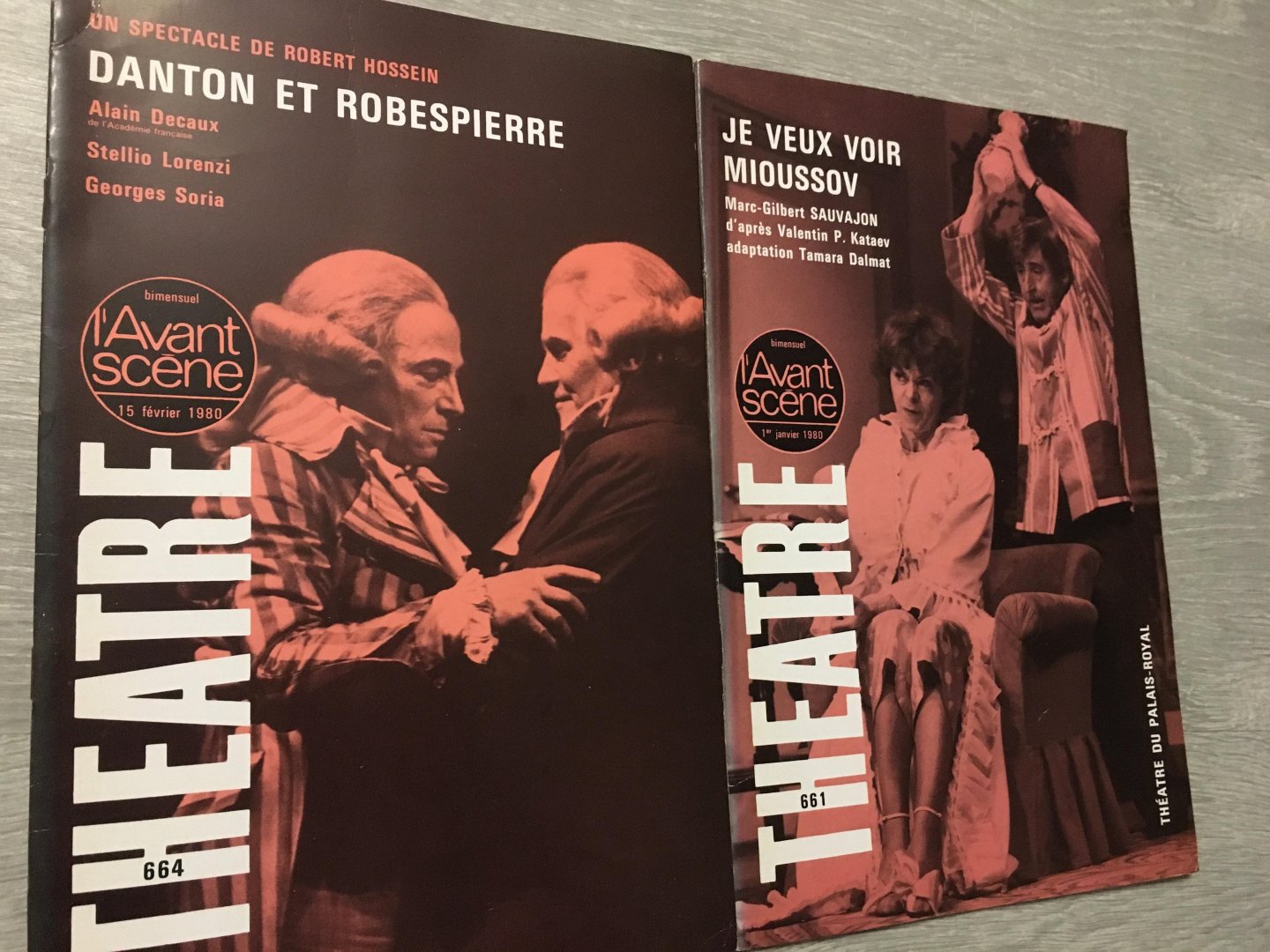 Boekwinkeltjes.nl - Redaction - L'avant Scène Théatre, 1980, No 661, 664