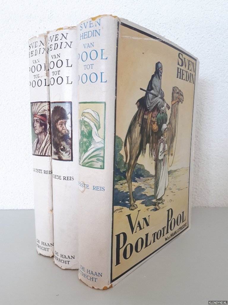 Boekwinkeltjes.nl - Hedin, Sven - Van Pool tot Pool (3 delen)