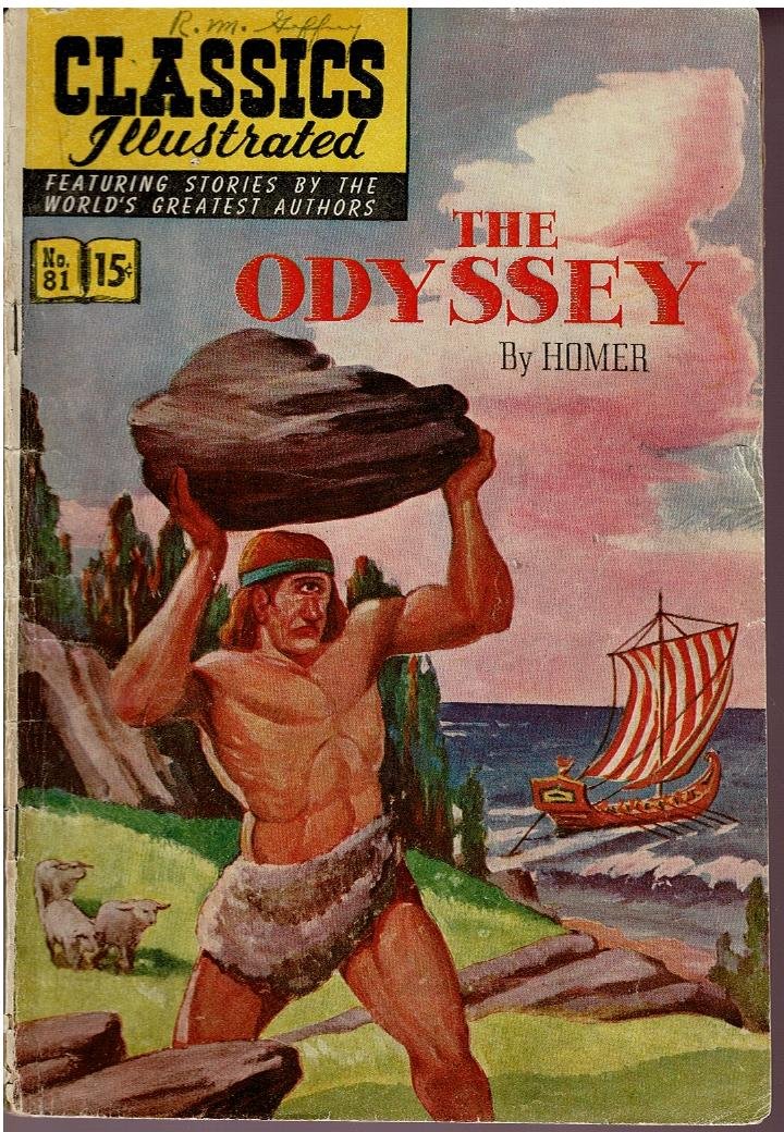 Boekwinkeltjes.nl - Homer - Classics Illustrated 81 The Odyssey