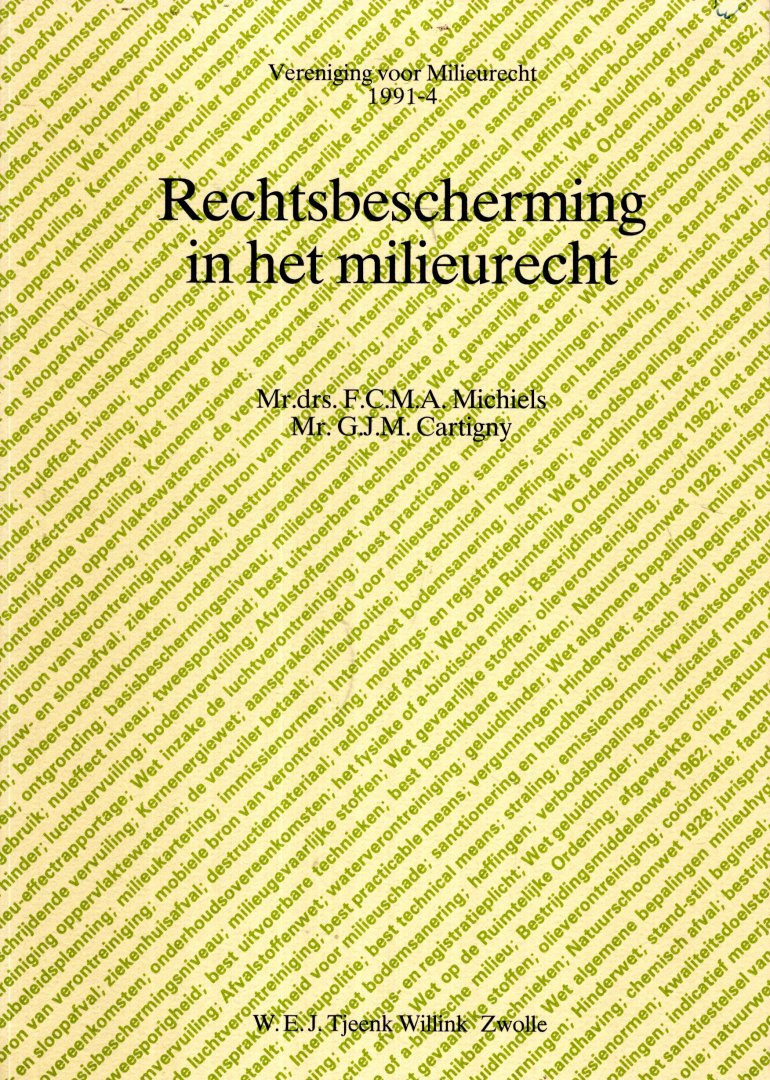 Boekwinkeltjes.nl - Rechtsbescherming in het milieurecht : verslag van ...